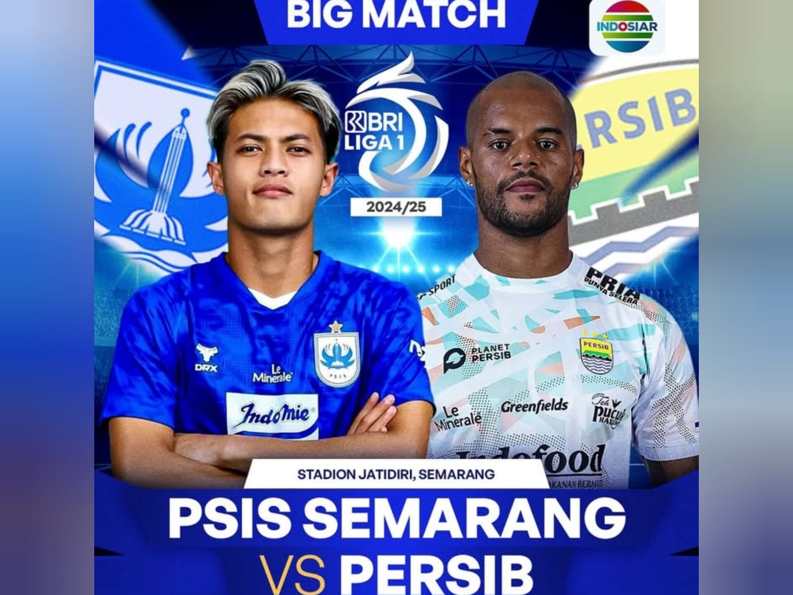 Link Live Streaming PSIS Semarang Vs Persib Bandung di BRI Liga 1 ...