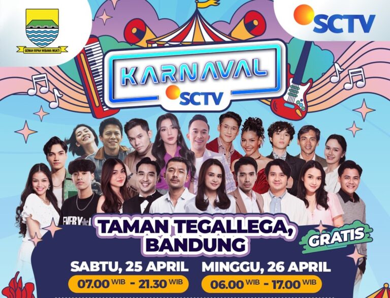 Link Live Streaming Karnaval SCTV Langsung dari Bandung - Destinasi Bandung